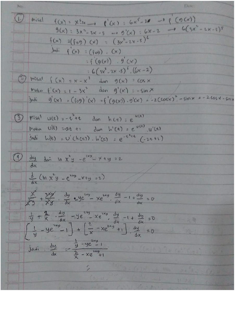Diskusi 5 Kalkulus Marto | PDF