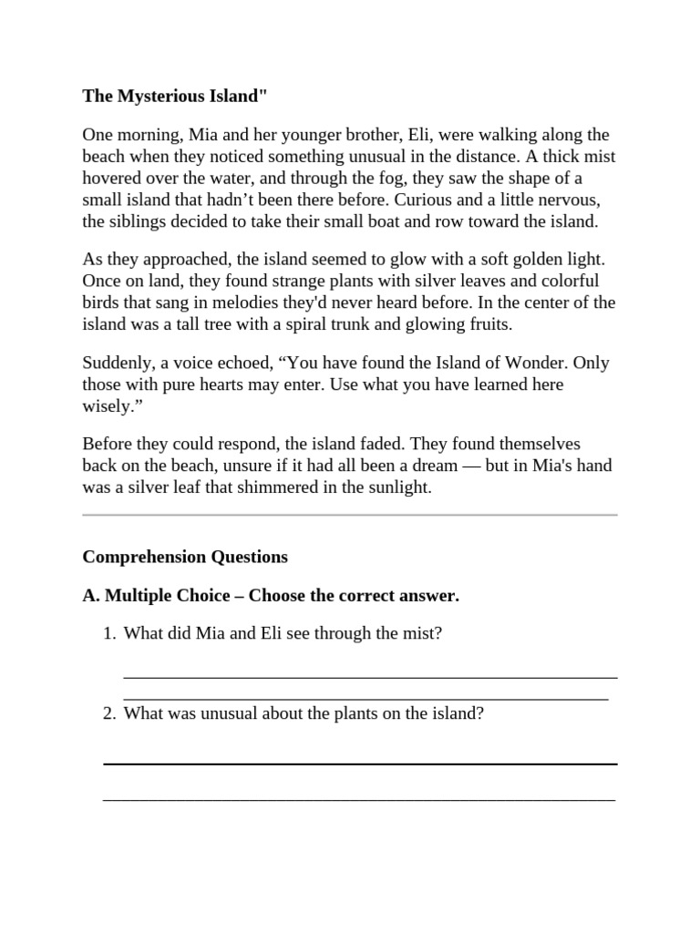 FILIPINO AND ENGLISH Comprehension | PDF
