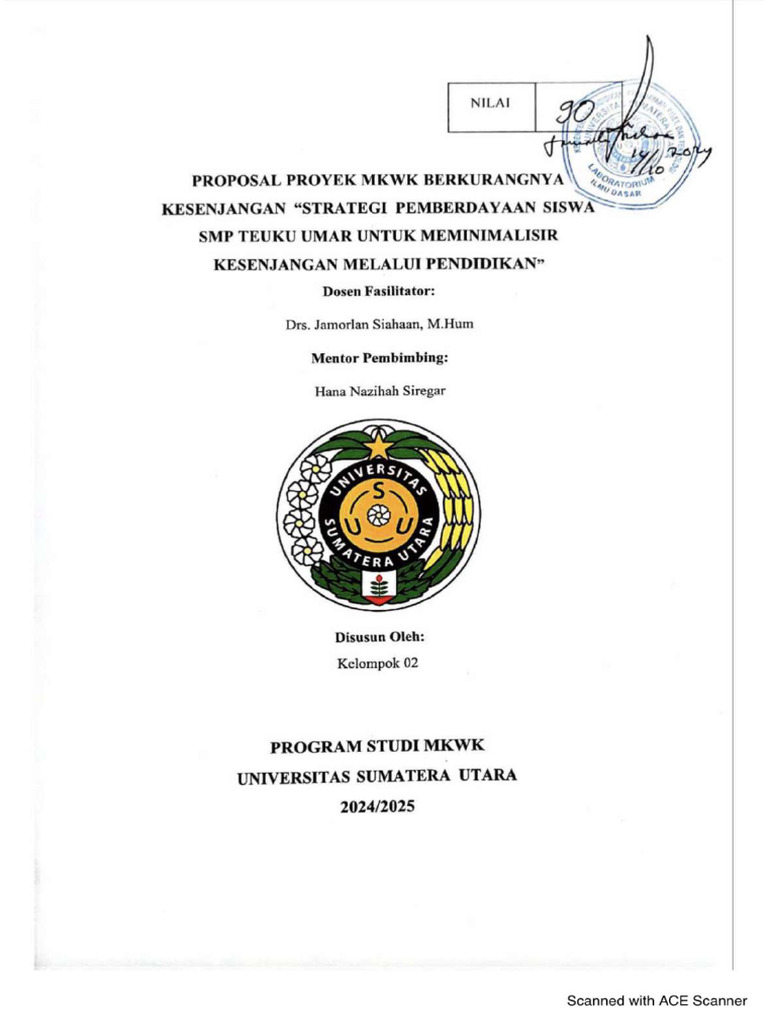 Proposal Da Laporan Akhir Proyek MKWK Muhammad Farhan | PDF