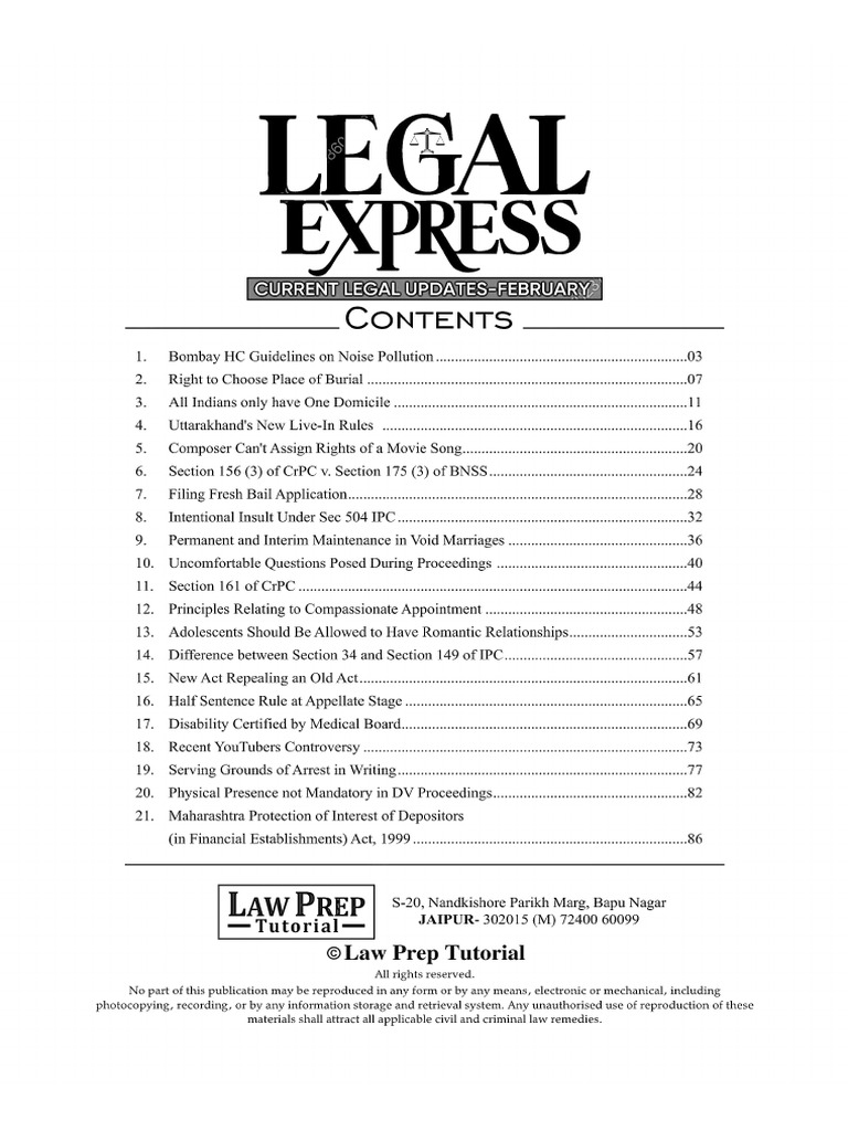 Legal Express - February | PDF