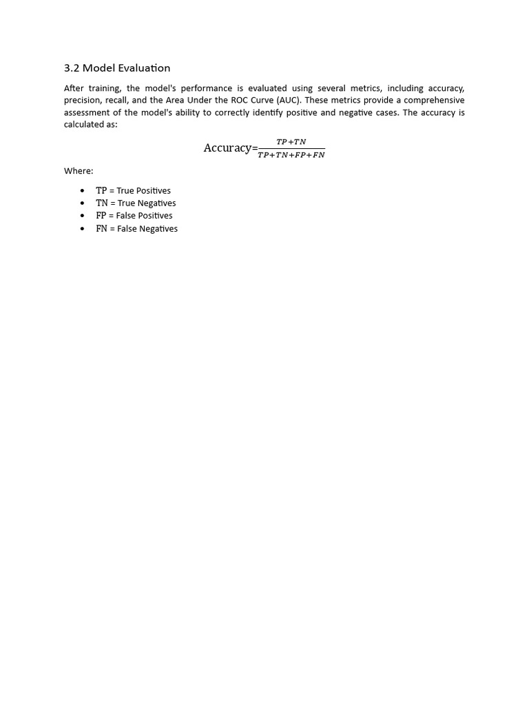 3.2 Model Evaluation: Accuracy | PDF