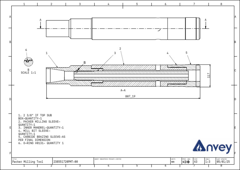 Packer Fishing Tools-Assembly Drawing-238551720pmt-00 | PDF | Chess ...