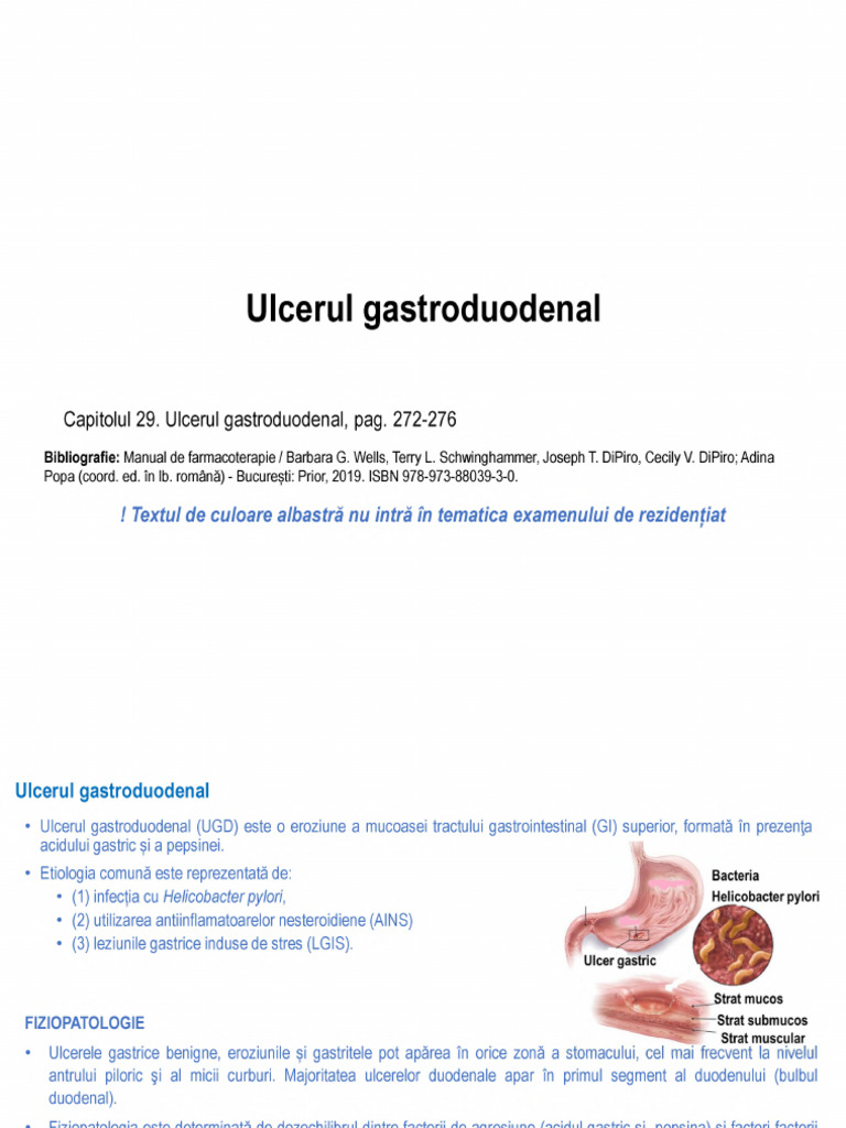 Cap 25-Ulcerul Gastroduodenal | PDF