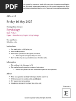 AQA Psychology 16 Markers | PDF | Attachment Theory | Conformity