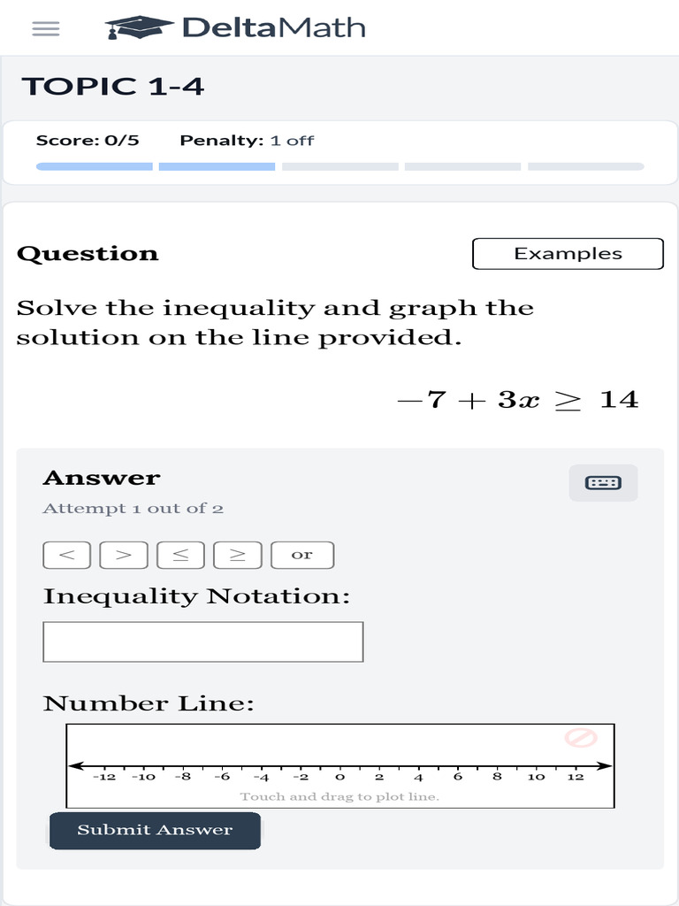 DeltaMath Student Application 4 | PDF