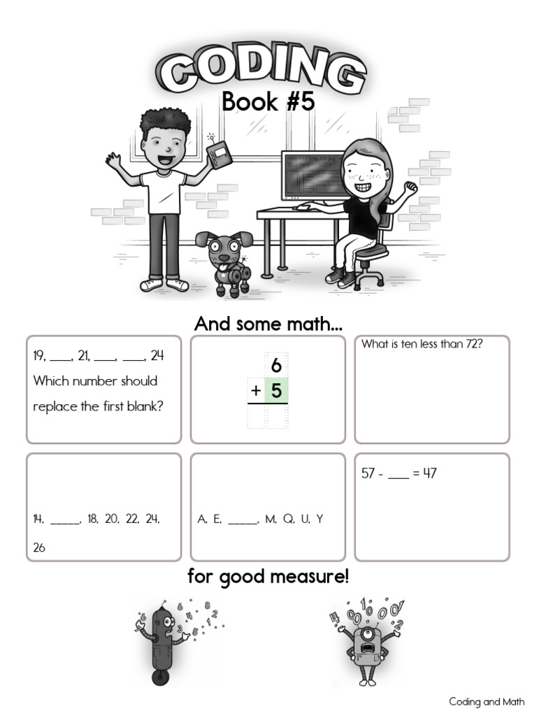 1st Grade Coding for Kids With Math Workbook2 | PDF