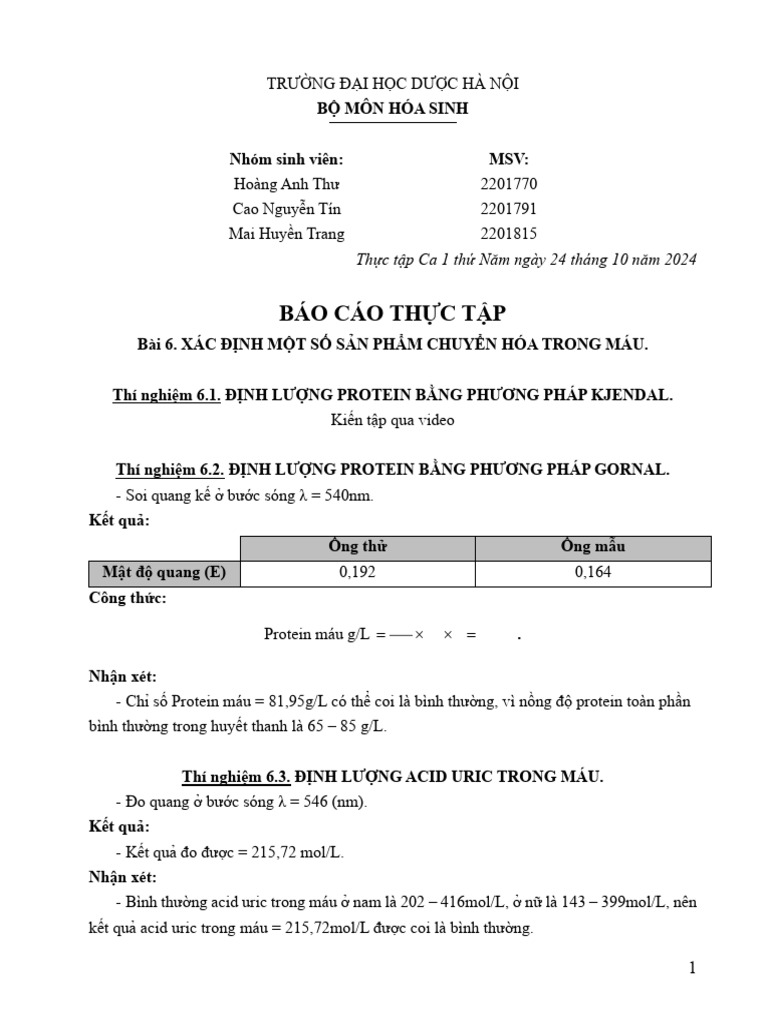 TTHS Bài 6 | PDF