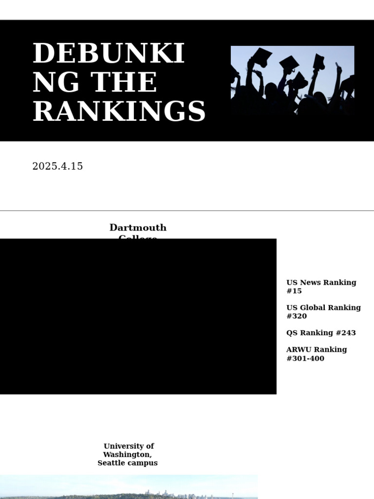 College Ranking Basics | PDF