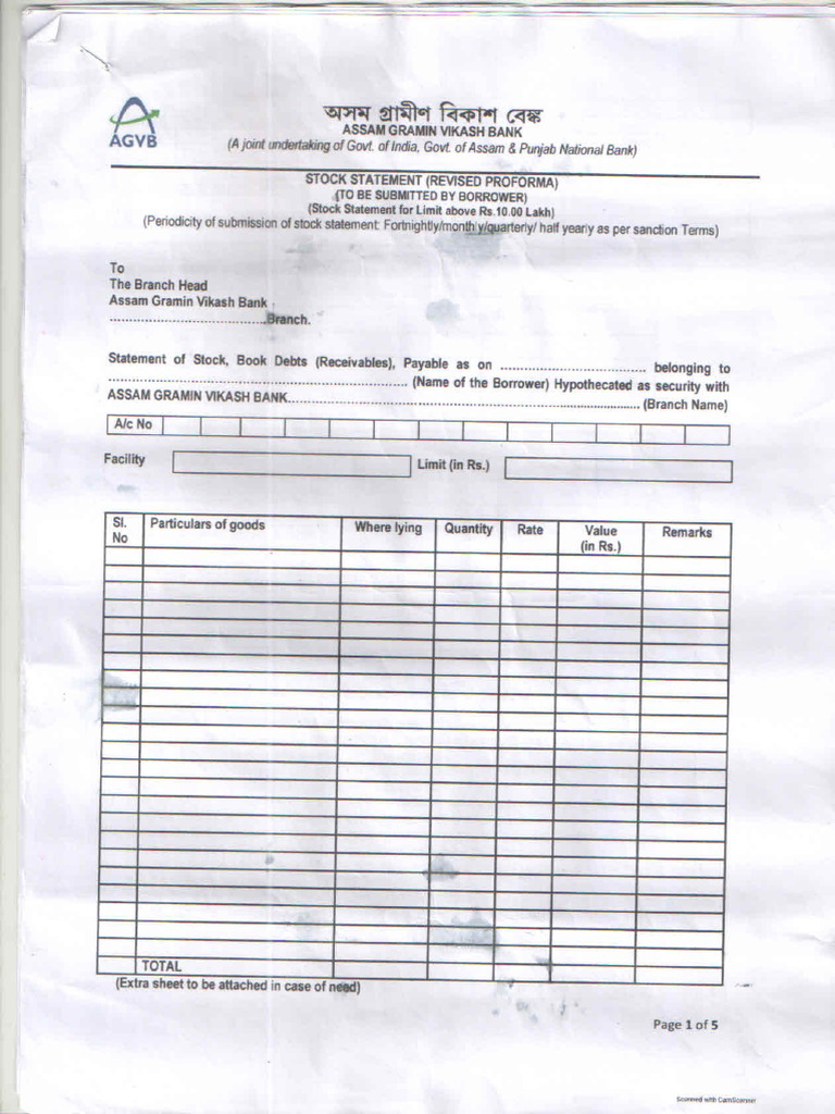 Stock Format | PDF