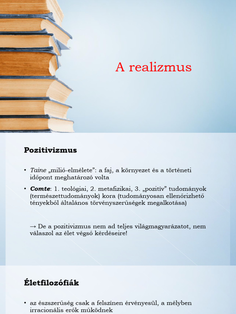 Realizmus | PDF