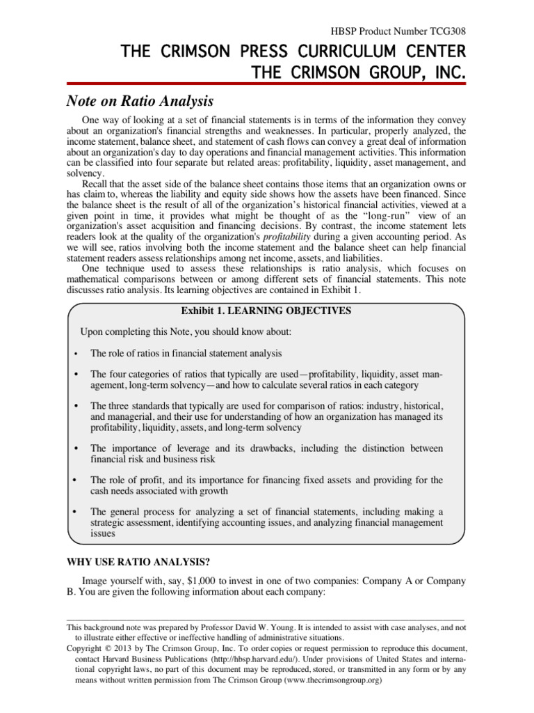 Understanding Ratio Analysis Basics | PDF | Equity (Finance) | Debt