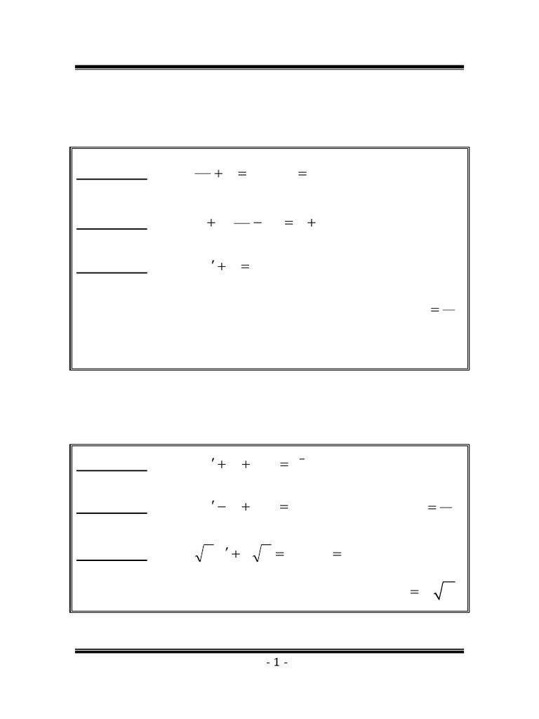 Differential Equations Practice Worksheet | PDF