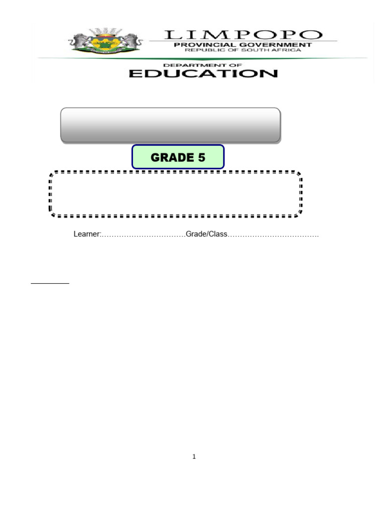 (15 May 2025) Grade 5 BLITZ 20025 | PDF | Mathematical Objects ...