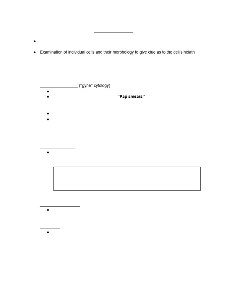 S.FINALS DIAGNOSTC CYTOLOGY | PDF | Cytopathology | Staining