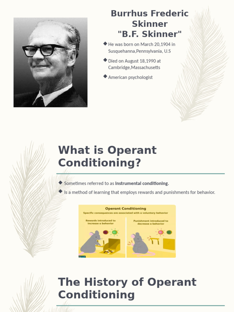 Powerpoint Presentation About Operant Conditioning | PDF ...