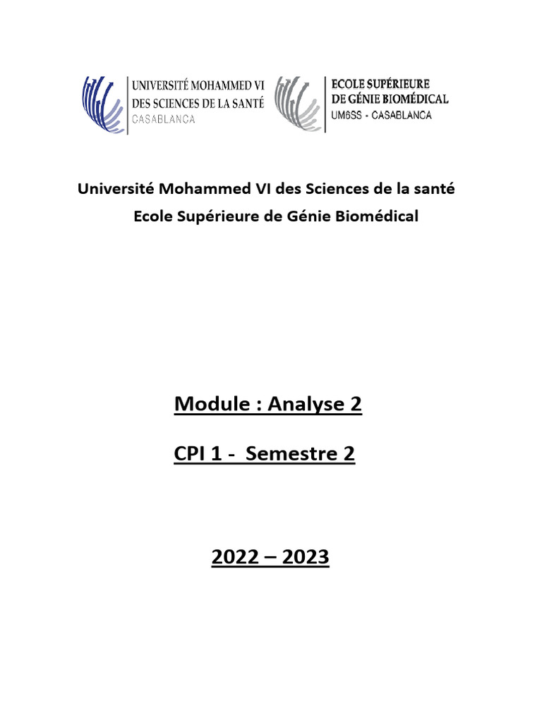 Exercices d'Analyse 2 : Intégrales et Primitives | PDF | Zone | Analyse ...