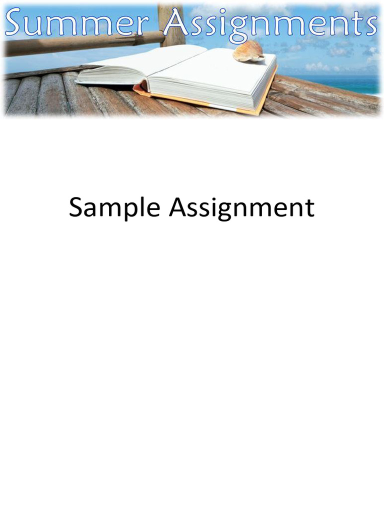 Sample Assignment | PDF