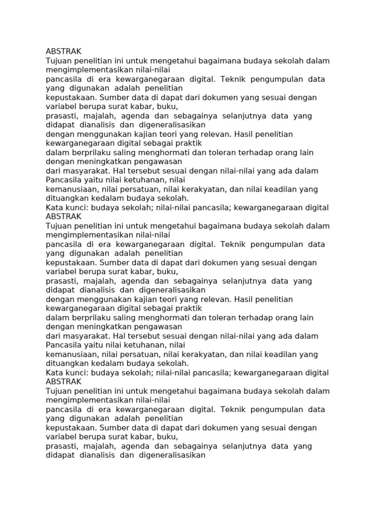Implementasi Pancasila di Sekolah Digital | PDF