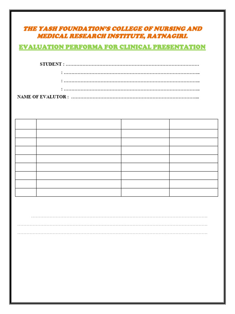 Evalution Format Practical | PDF | Public Services | Social Programs