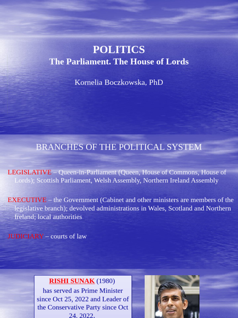 Overview of the UK House of Lords | PDF | House Of Lords | Palace Of ...