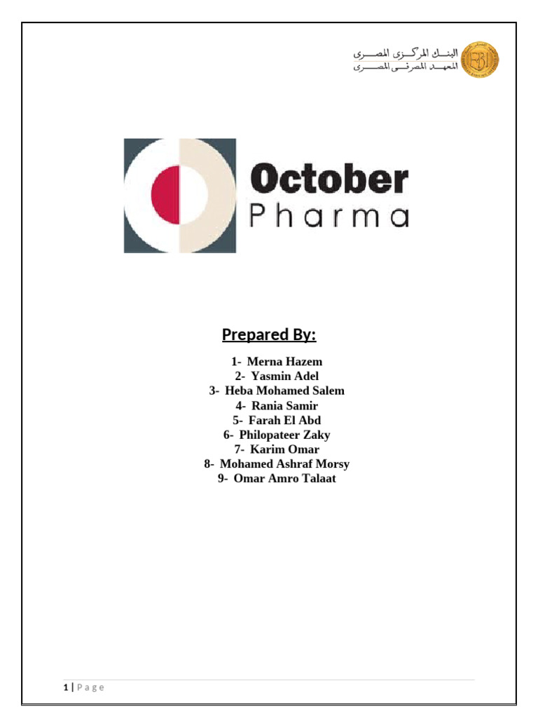 October Pharma Company Overview | PDF | Pharmaceutical Industry | Dividend