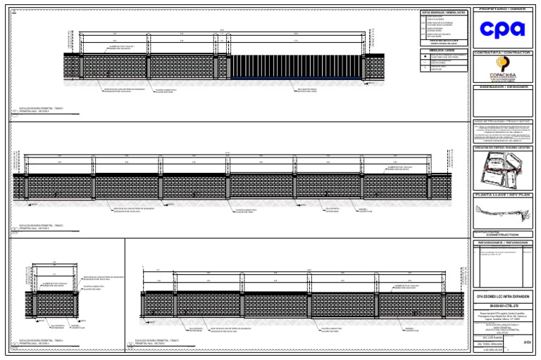 24089a154architectural Fence & Perimetral Wall Detail | PDF