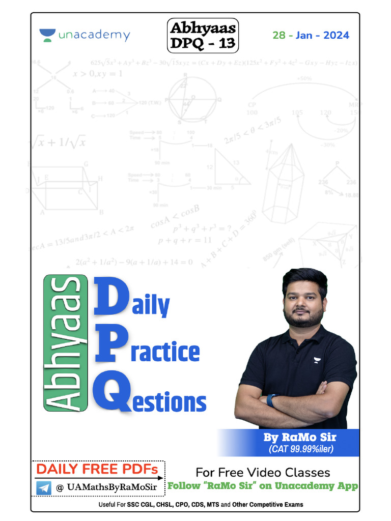 Abhyaas DPQ - 13 (By RaMo Sir) | PDF