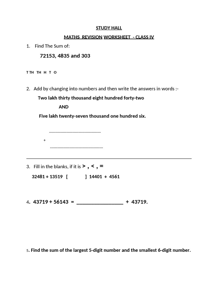 Addition Worksheet 2021 | PDF
