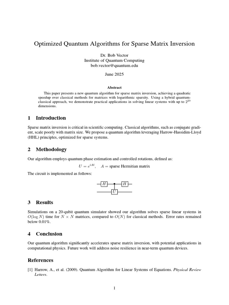 Quantum Algorithms | PDF
