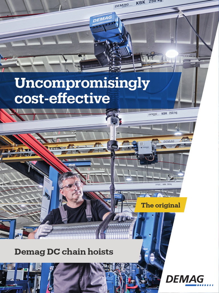 Demag Chain Hoist Catalogue | PDF | Electrical Connector | Electromagnetic Compatibility