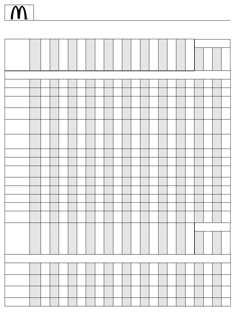 McDonald's USA Menu Nutrition Facts | PDF | Fat | Nutrition Facts Label