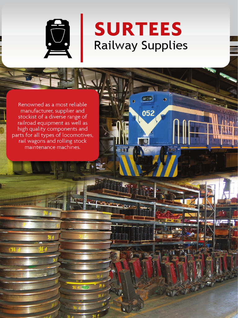 Surtees Railway Supplies Overview | PDF | Locomotives | Rail Transport