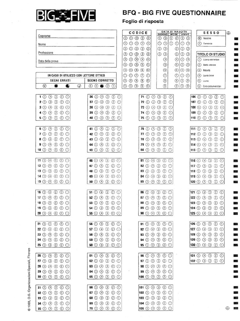 1 BFQ Test 2 | PDF