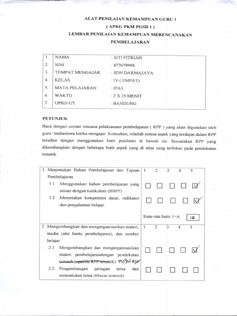 Apkg 1 Sesi 7 | PDF