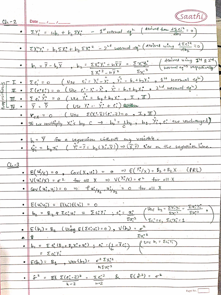 Ecotrics Ch-2,3,4 Formula Sheet by Kashish Agrawal | PDF