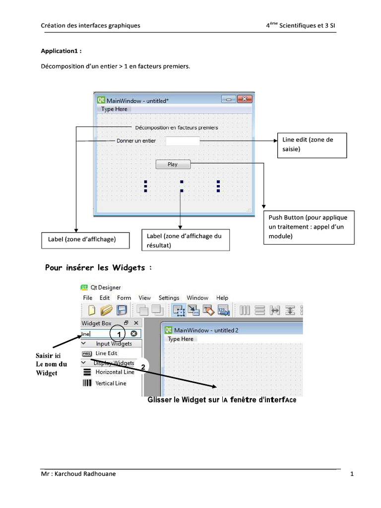 Activite Interface Graphique | PDF