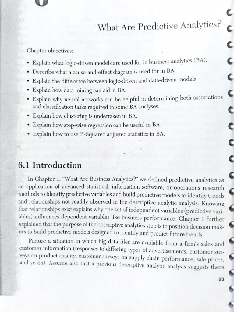 Predective Analytics & Predective Modelling | PDF | Predictive Analytics | Forecasting