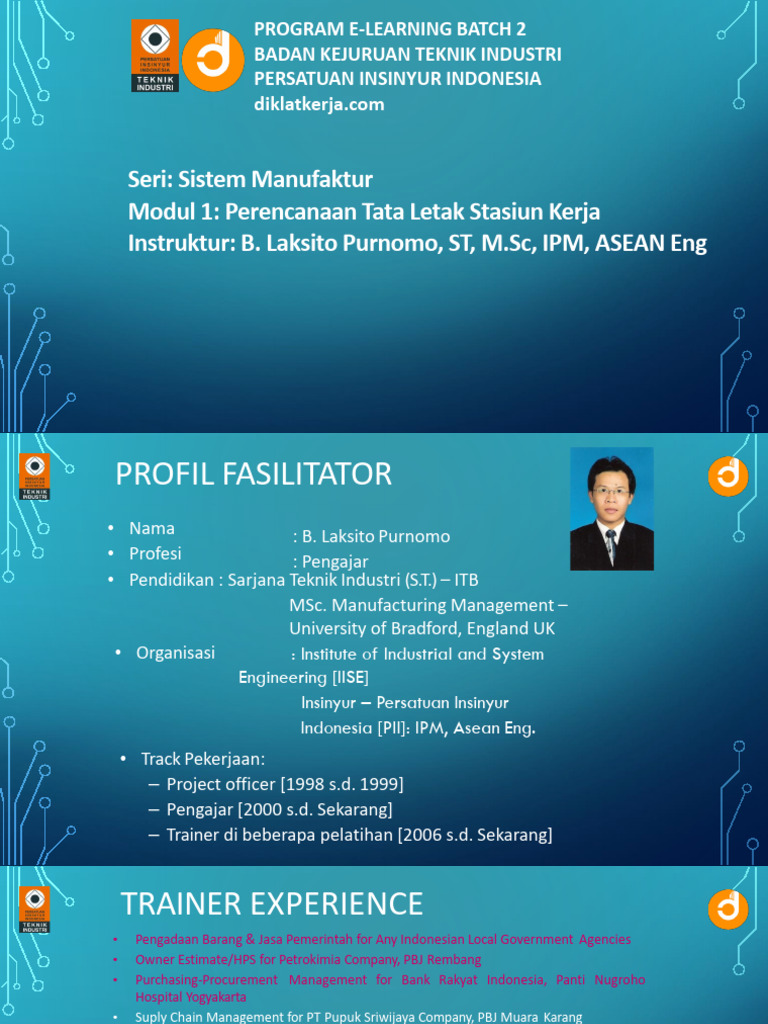 (Modul 1) Perencanaan Tata Letak Stasiun Kerja | PDF