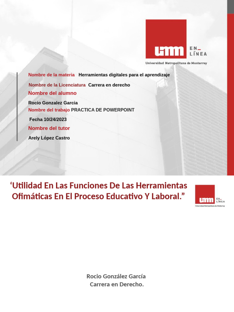 Mod1 Act 3 Practica de Power Point 1 | PDF