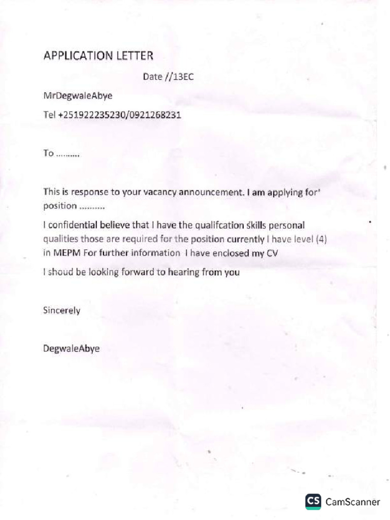 DEGWALE CV and Document | PDF