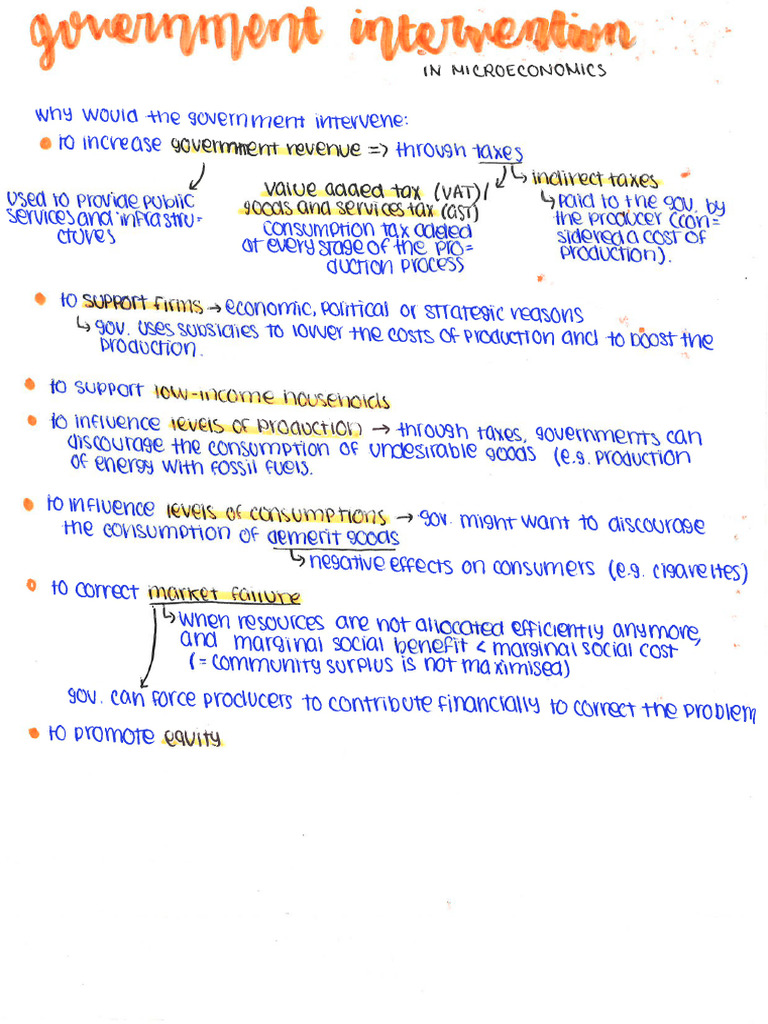 Government Intervention | PDF