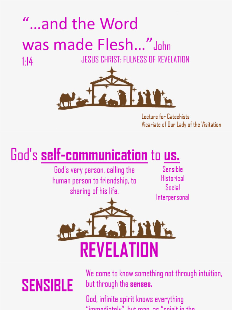 Jesus Fullness of Revelation | PDF | Revelation | Theology