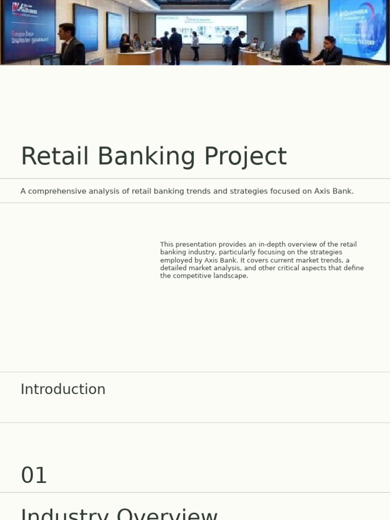 Axis Bank Retail Banking Strategy Analysis | PDF | Banks | Market ...