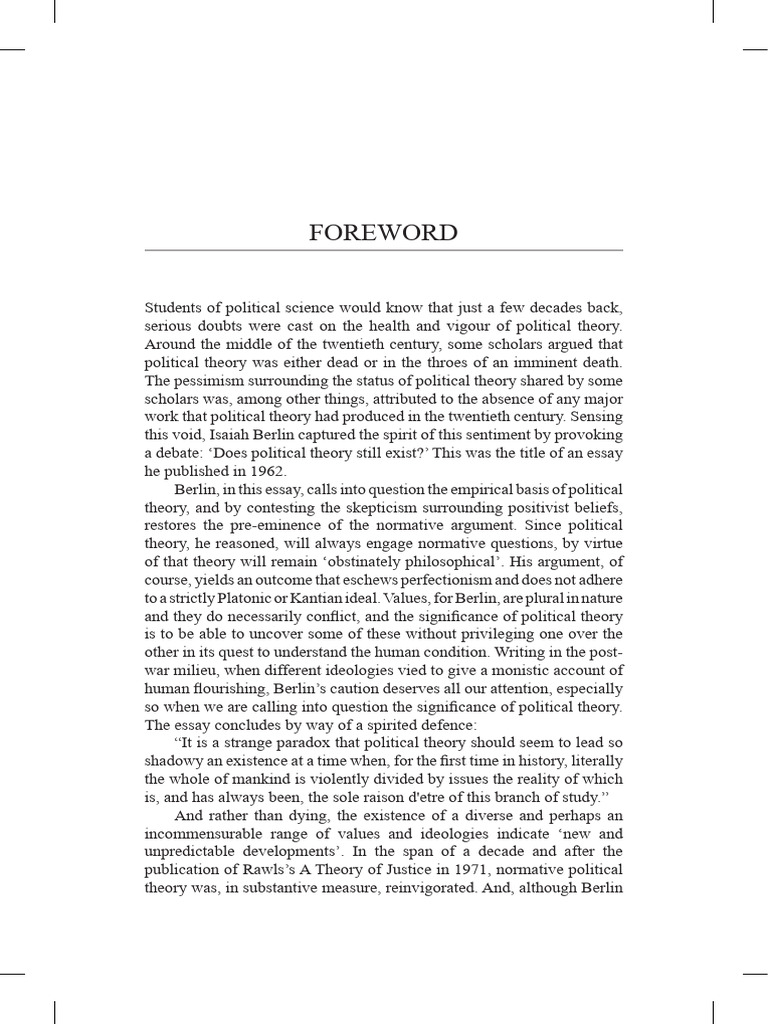 Understanding Political Theory | PDF | John Rawls | Political Philosophy