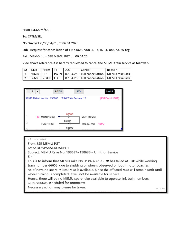 Request For Cancellation | PDF