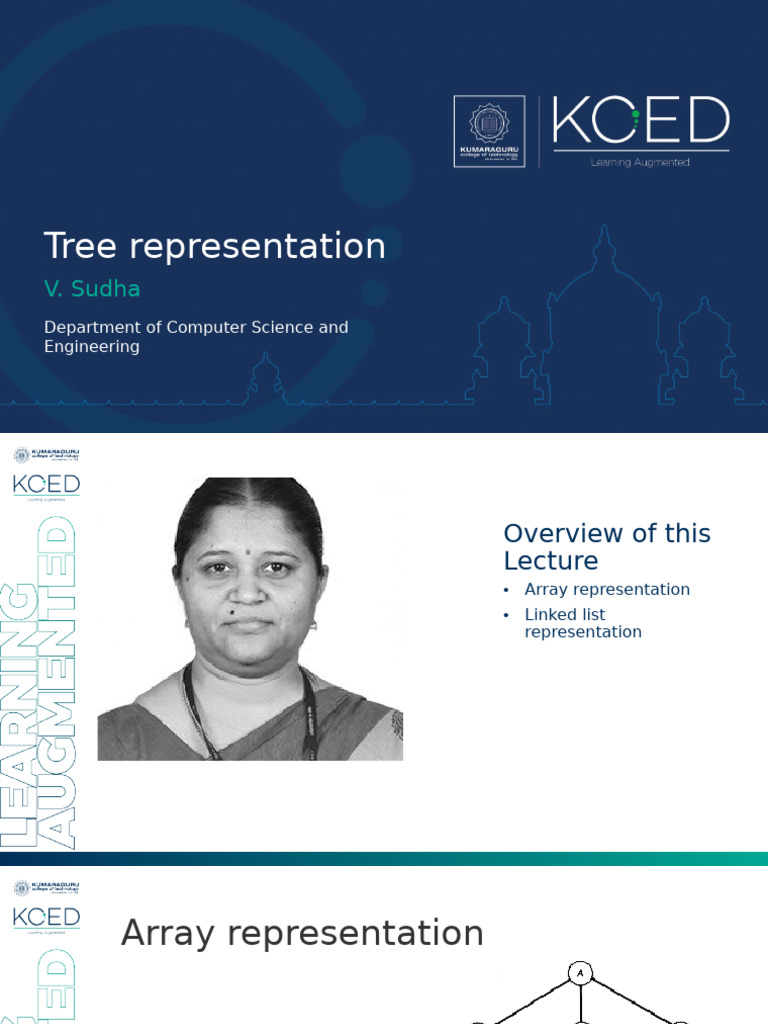 Tree Representation in Data Structures | PDF