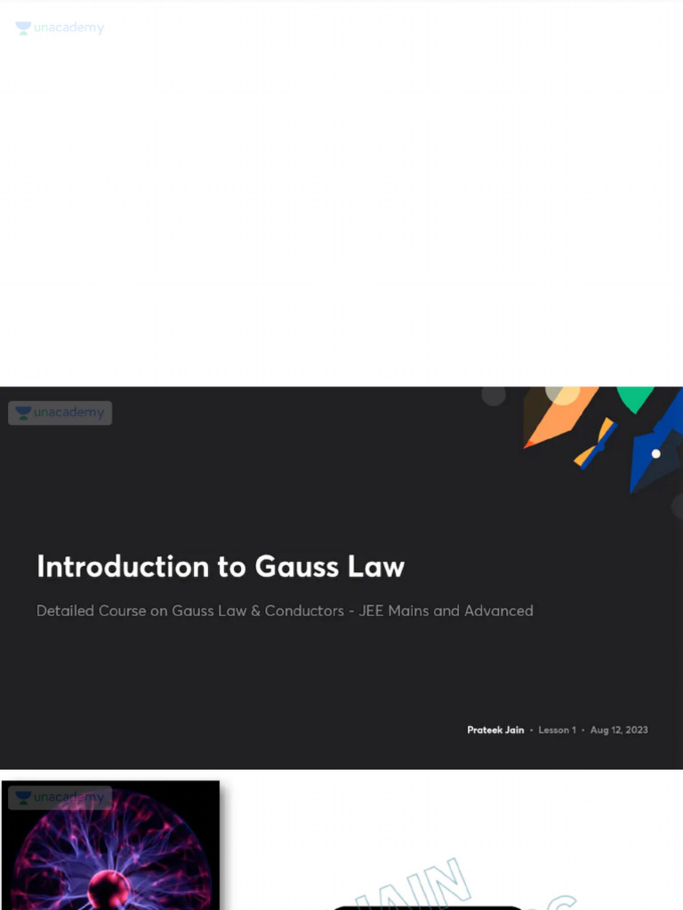 Introduction To Gauss Law With Anno | PDF