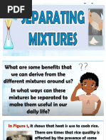 Importance of Separating Mixtures To Our Everyday Life | PDF ...