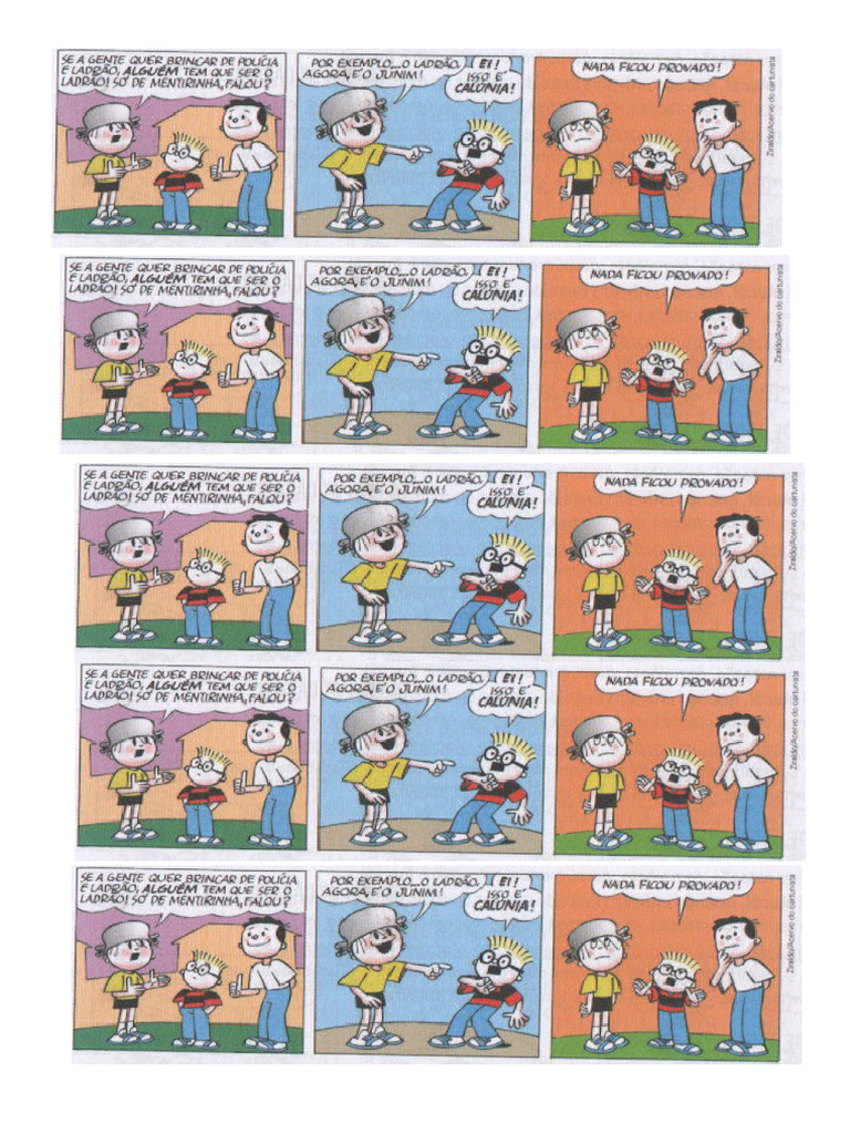 Tirinhas substantivos | PDF