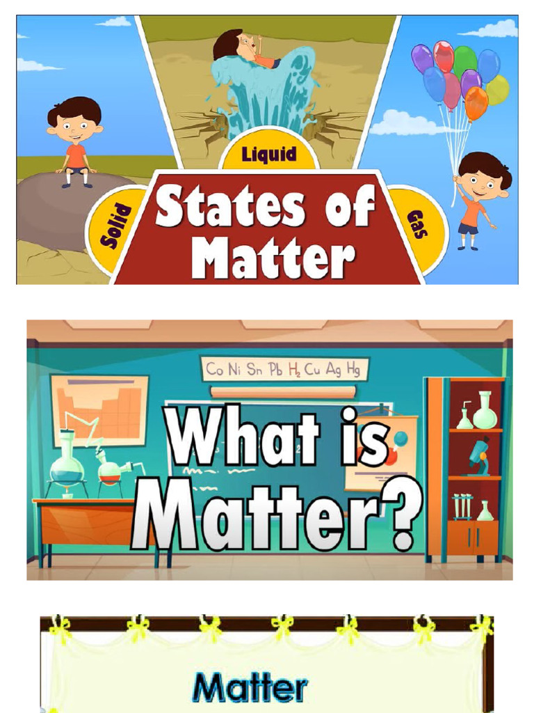 Science 6 q1 Week 1 - States of Matter | PDF